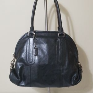 Danier Bags | Genuine Leather Black Satchel Shoulder Bag | Poshmark